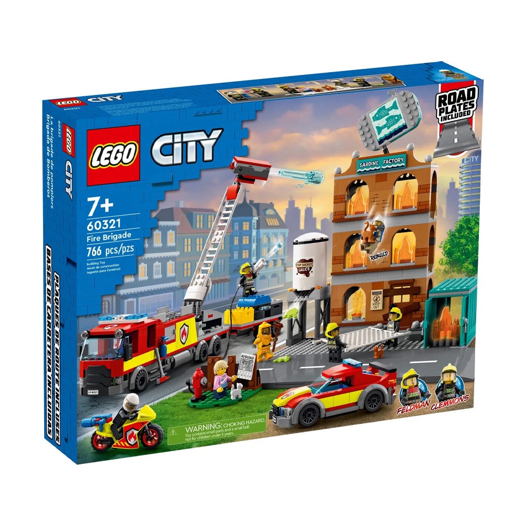 LEGO City - Corpo de Bombeiros 60321 | Shopee Brasil