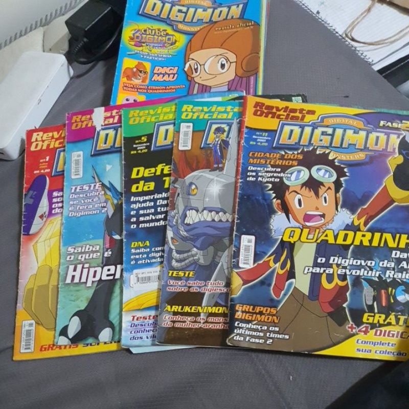 Revista Oficial Digimon Fase 2 (Atualizado DEZEMBRO/2024) | Shopee Brasil