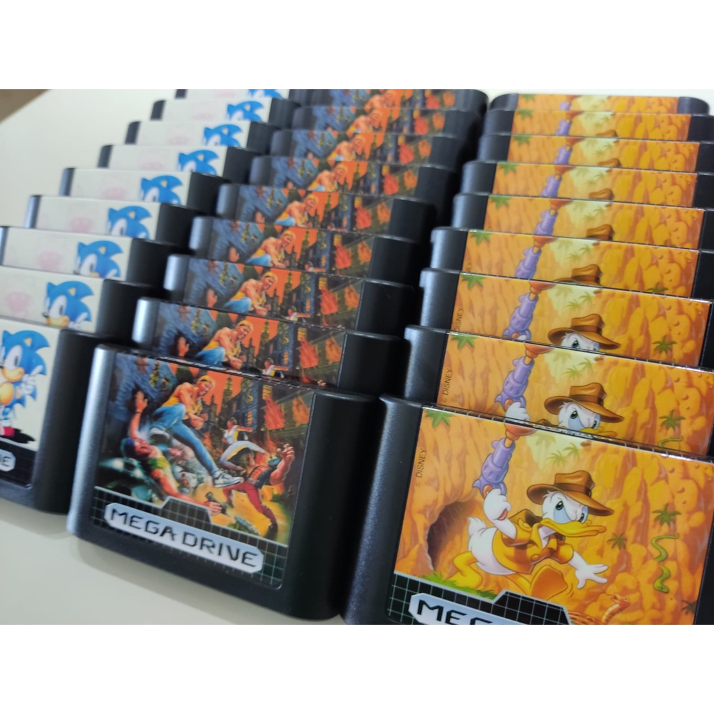 Cartucho de Mega drive escolha o título - Melhora o Preço