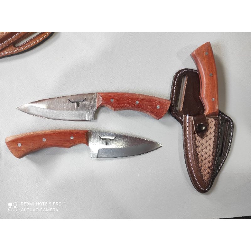 Faca Pequena Em Aço Inox Com Bainha | Shopee Brasil