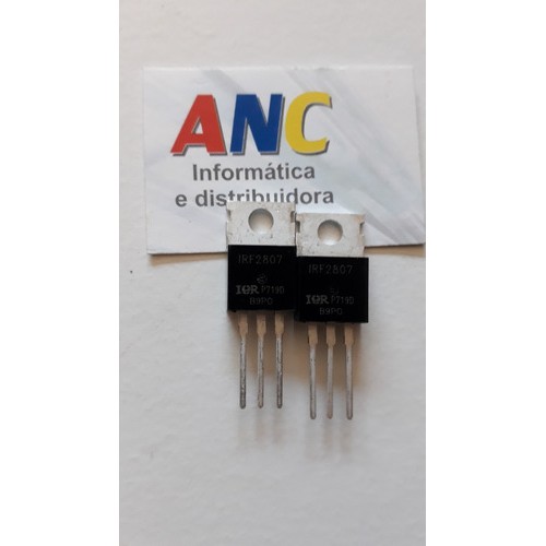 Kit 02 Mosfet Transistor Irf2807z, Iirf2807z Irf2807 Novo | Shopee Brasil