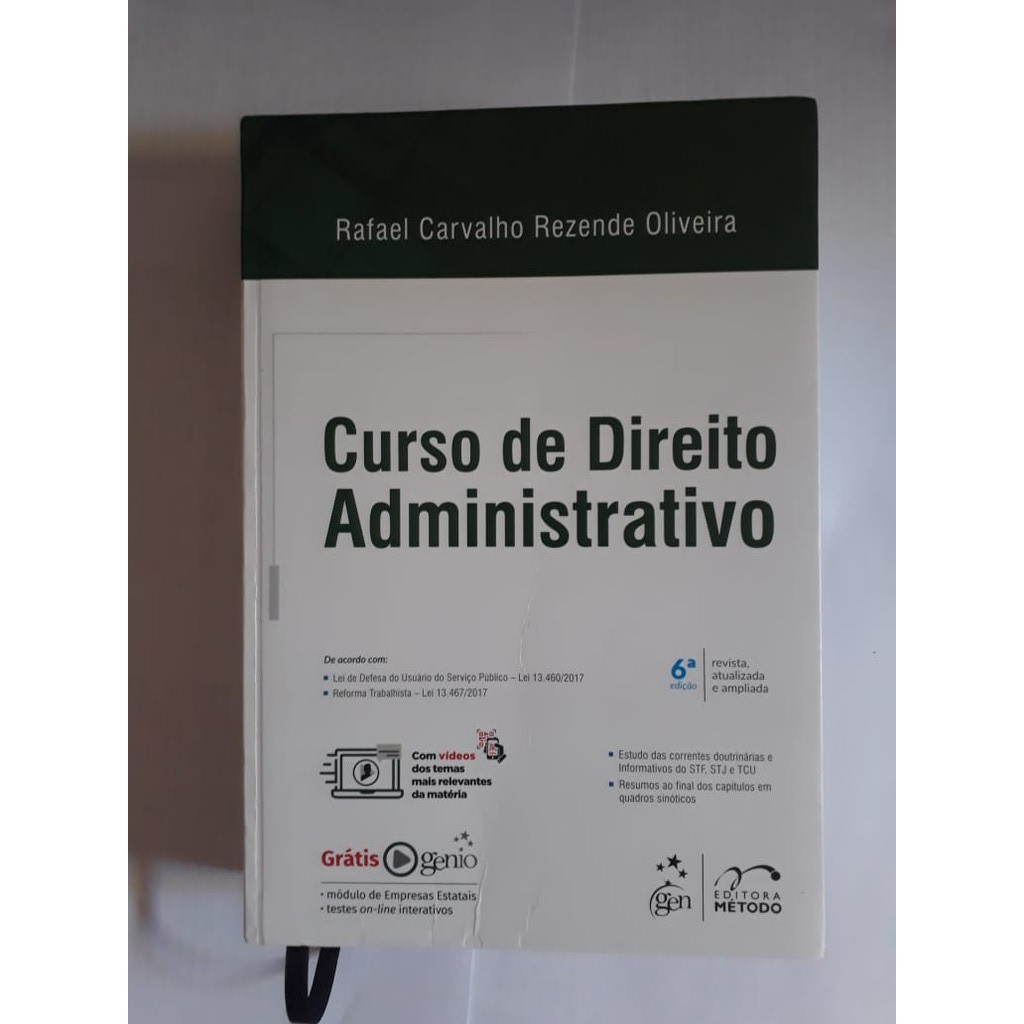 livro direito administrativo Rafael Oliveira | Shopee Brasil