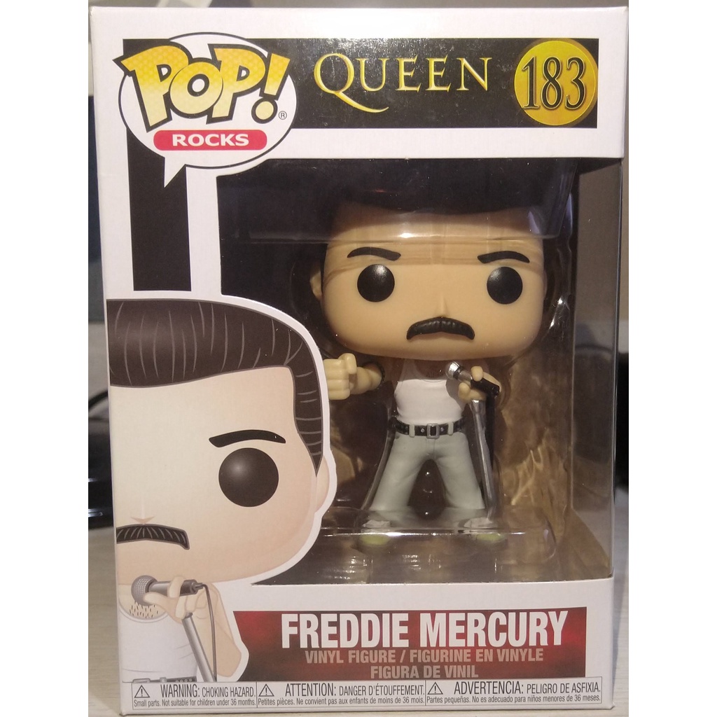 Funko Pop Queen - #183 Freddie Mercury | Shopee Brasil