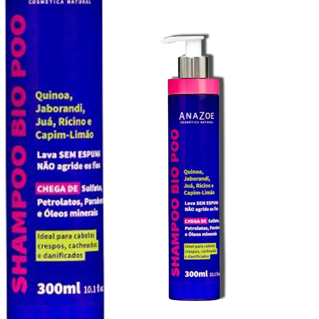 Shampoo Bio Poo AnaZoe 300ml | Shopee Brasil