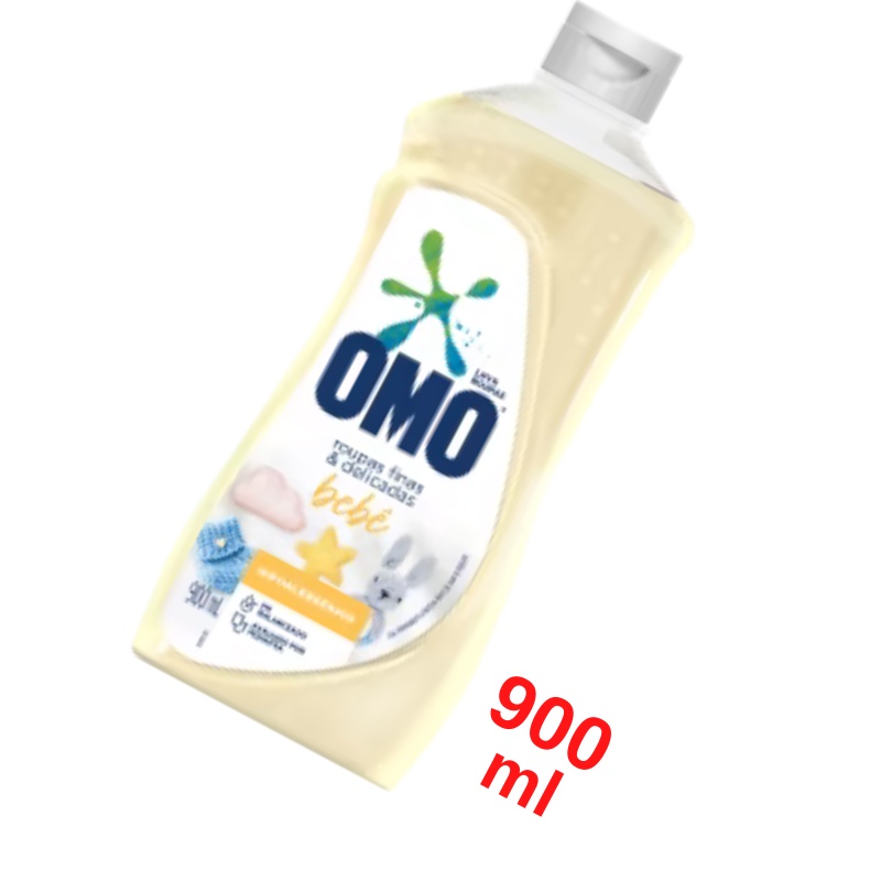 SABÃO OMO LIQUÍDO ROUPAS FINAS E DELICADAS BEBÊ 900ml | Shopee Brasil