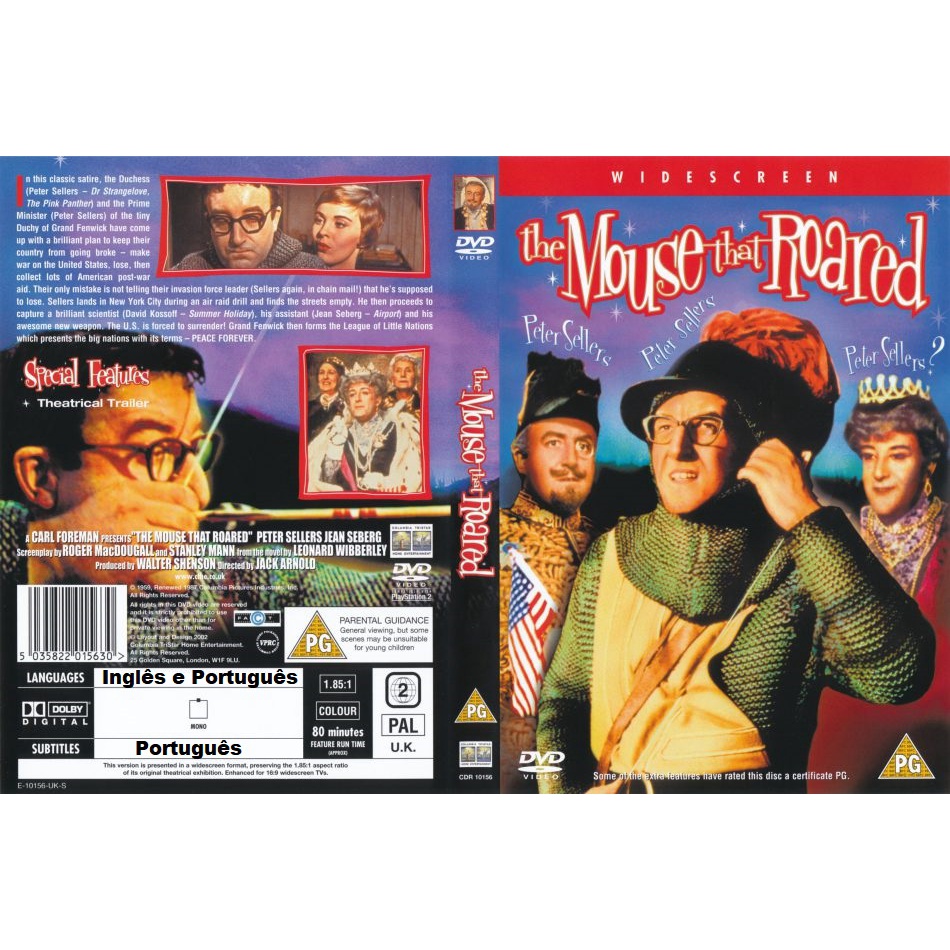 Dvd O Rato Que Ruge Peter Sellers | Shopee Brasil
