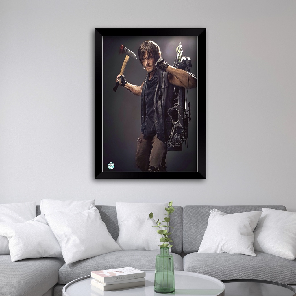Quadro TWD Daryl Dixon - Tamanho A4 | Shopee Brasil