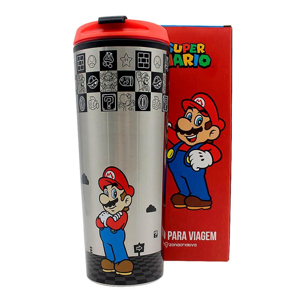 Copo Mario | Shopee Brasil