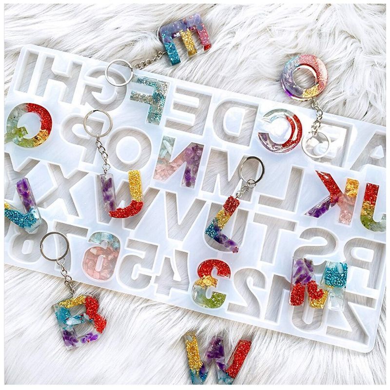Molde Alfabeto Letras Invertidas/Normal tmG silicone resina | Shopee Brasil