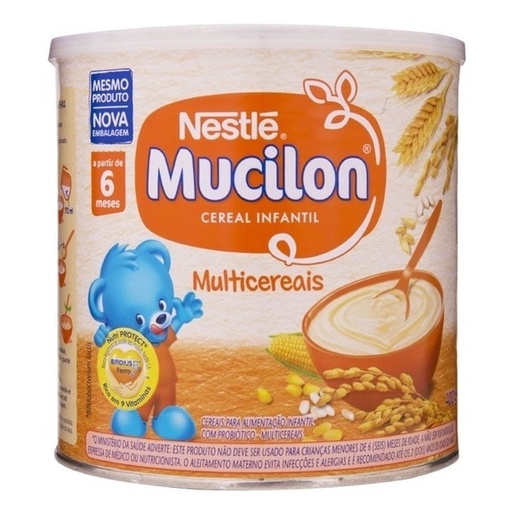 Cereal Infantil Mucilon Multicereais 400G | Shopee Brasil