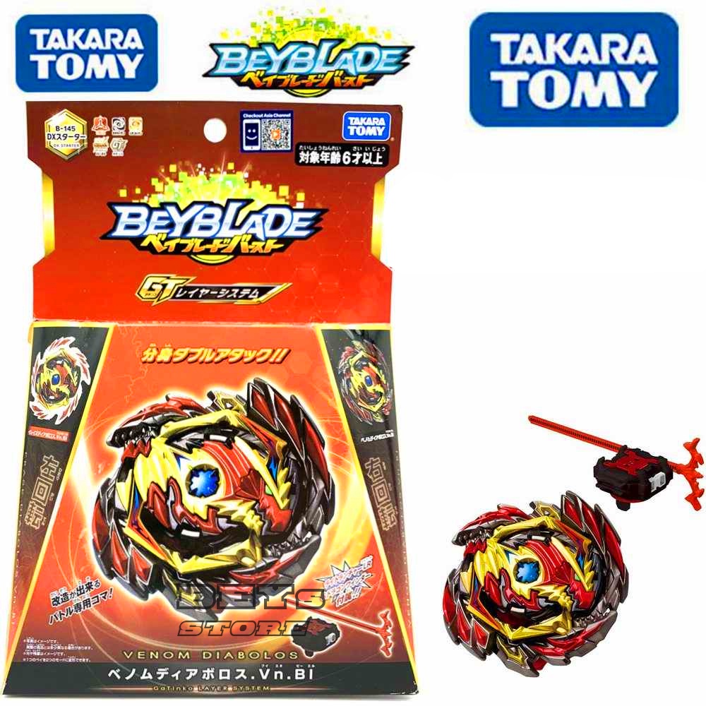 Beyblade B-145 Venom Diabolos | Takara Tomy | Shopee Brasil