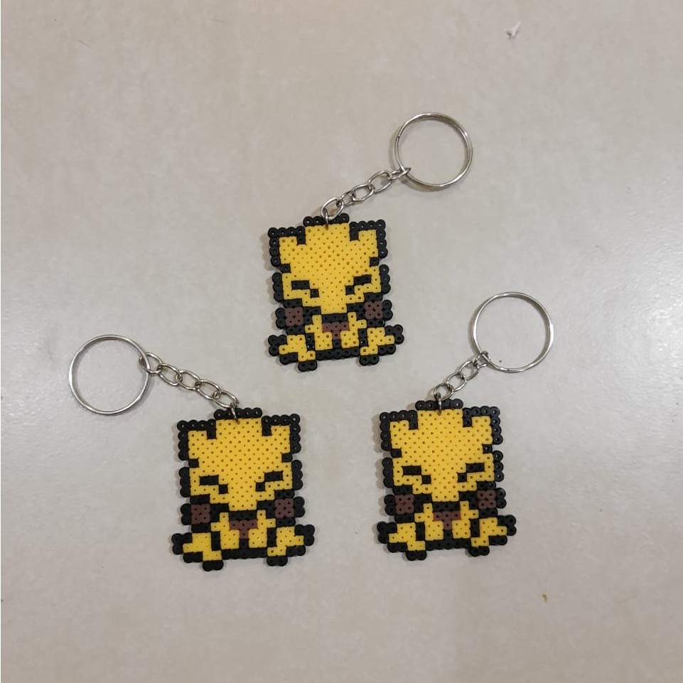 Chaveiro / Imã de Geladeira Abra Pokemon Pixel Art | Shopee Brasil