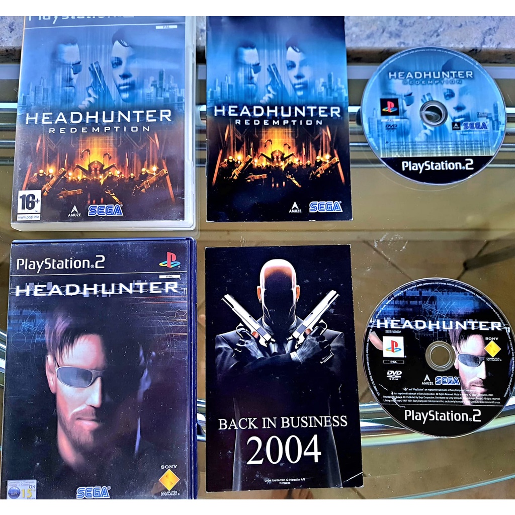 Playstation 2 Headhunter & Headhunter Redemption 23/09/2025 | Shopee Brasil
