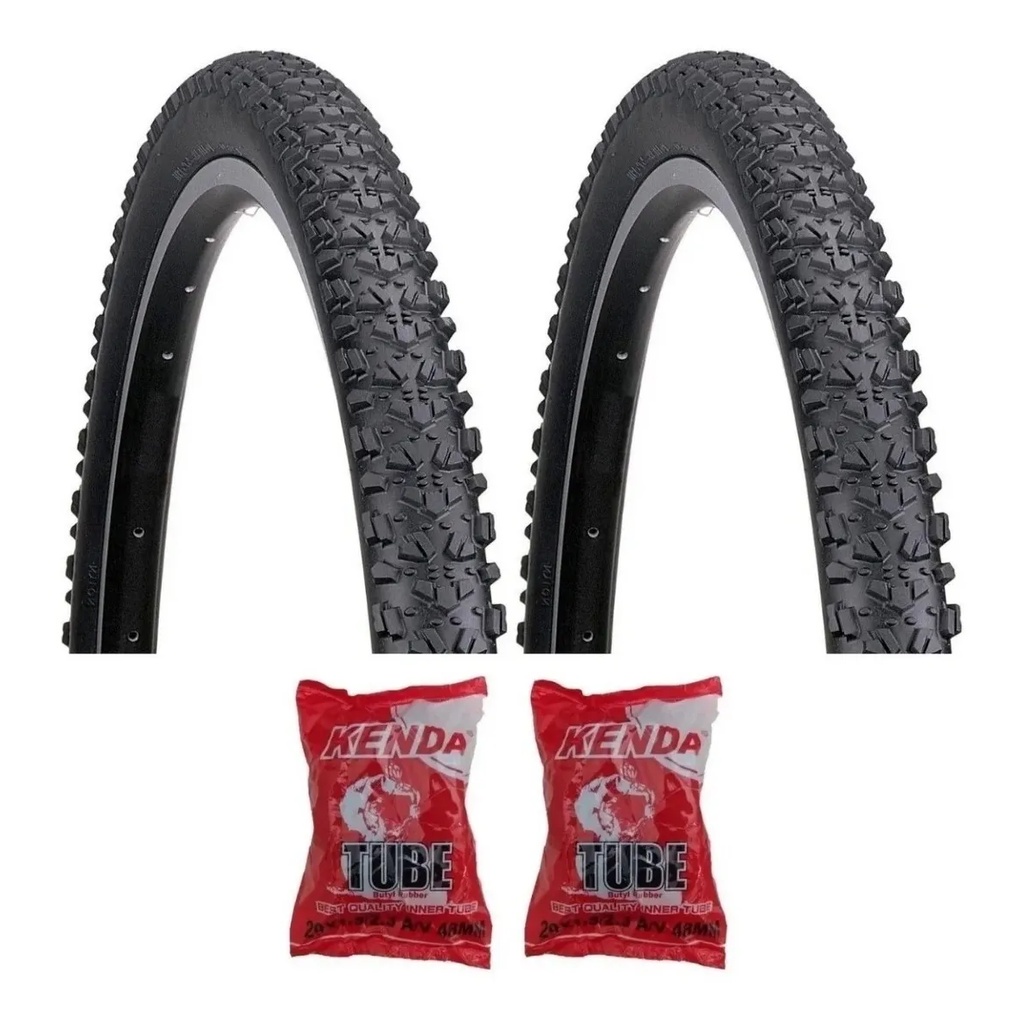 Par Pneus Bicicleta Mtb Kenda Cravo Balão Aro 29 X 2.10 K922 + 2 Camaras | Shopee Brasil