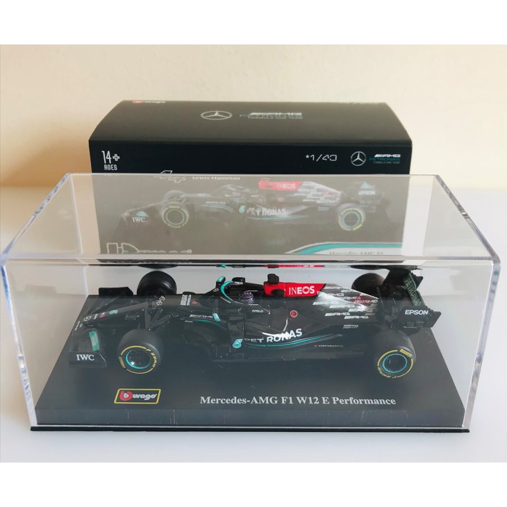 Miniatura Mercedes-AMG F1 W12 - Lewis Hamilton - 2021 - Fórmula 1 - 1:43 | Shopee Brasil