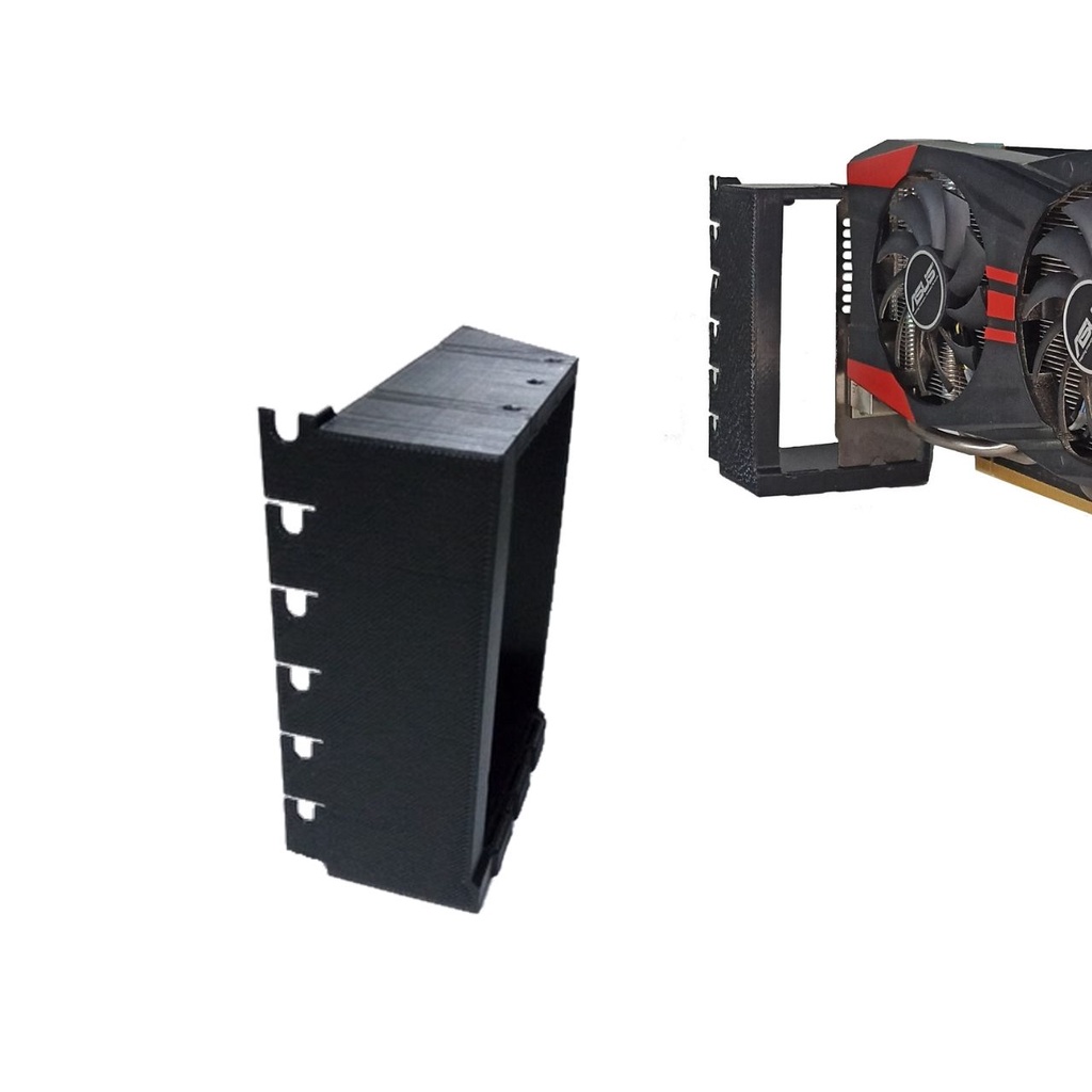 Suporte Bracket Vertical Placa De Video Gpu Vga Universal | Shopee Brasil