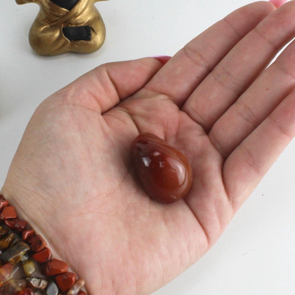 Agata Cornalina rolada pedra natural unitaria | Shopee Brasil