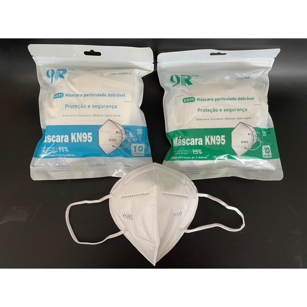 Mascara Kn95 Pff2 5Dobras 3D / USO MEDICO REGISTRO ANVISA | Shopee Brasil