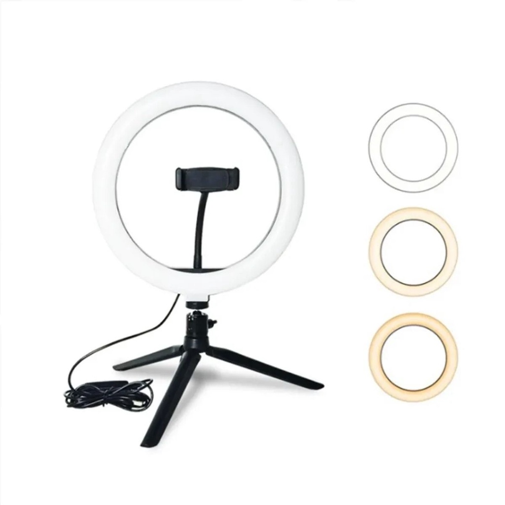 Ring Light 6 polegadas de Mesa iluminacao led youtuber fotos | Shopee Brasil