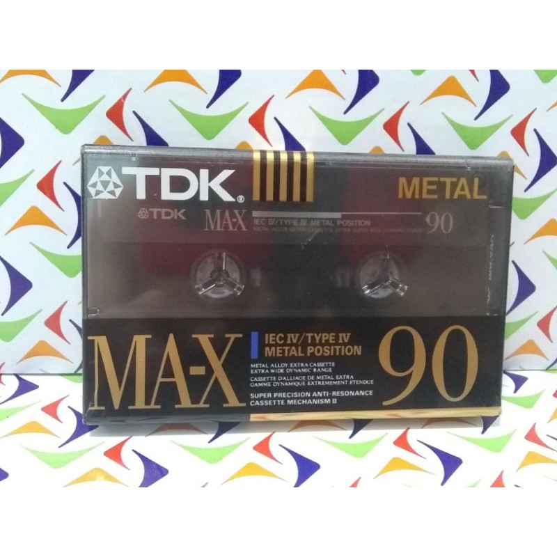 Fita K7 TDK MA-X 90 type IV Metal (Nova/Lacrada) | Shopee Brasil