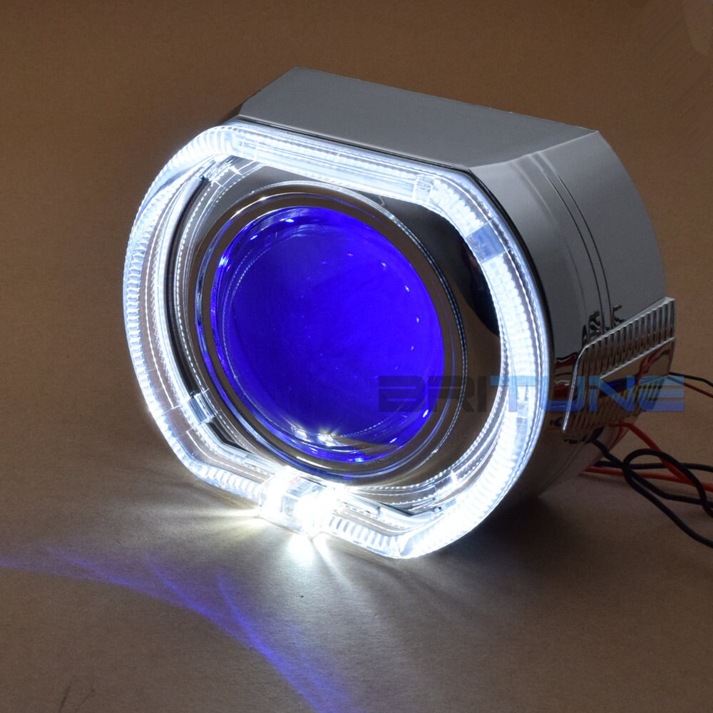 Lentes Bi-xenon De 3,0 Polegadas Projetor Angel Devil Eyes Projector H1 ...
