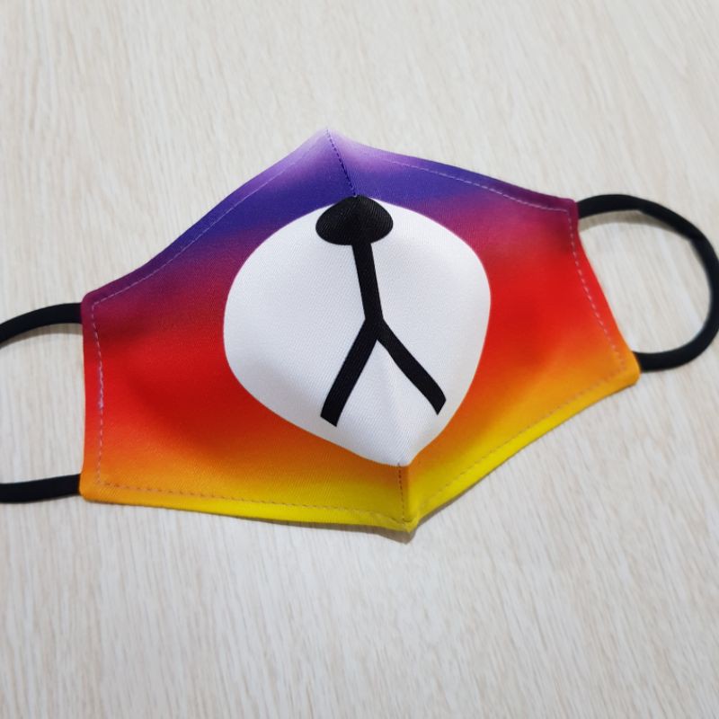 Mascara Roblox /Panda Roblox/ carinha Roblox colorida | Shopee Brasil