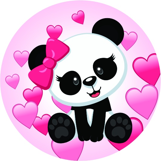 Painel Usa panda rosa 1,50 em tecido sublimado com elástico | Shopee Brasil