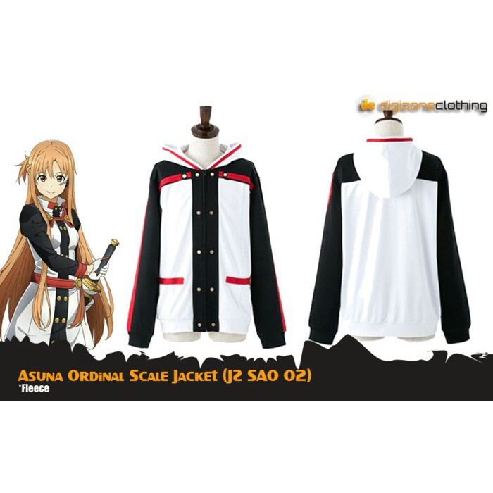 Jaqueta Anime Arte Da Espada Asuna Cosplay Hoodie Online (JZ SAO 02 ...
