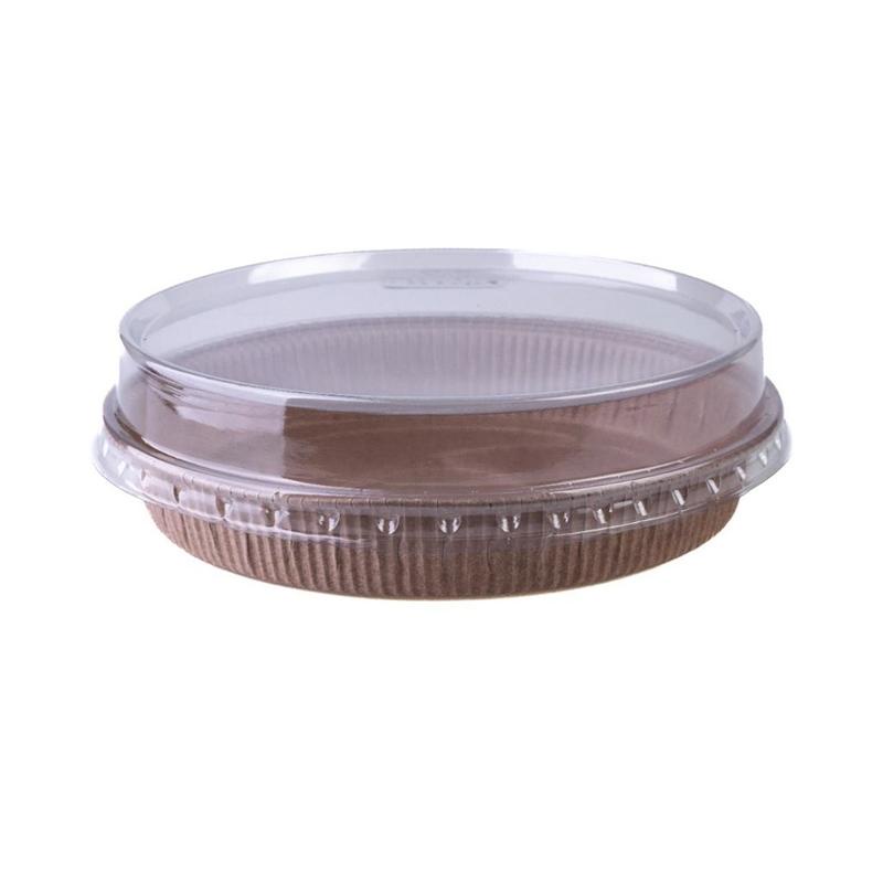 FORMA TORTA PIE 180 COM TAMPA MARROM 10UN ECOPACK | Shopee Brasil