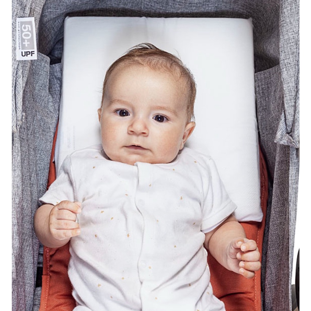 Travesseiro Anti Refluxo P/ Carrinho Branco - 1 Peça - Batistela Baby ...