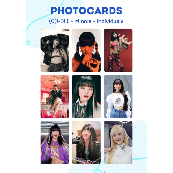 Photocards (G)I-DLE Minnie - Cards Individuais | Shopee Brasil