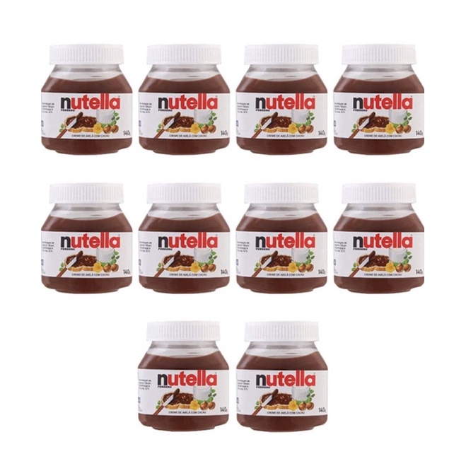 Kit 10 Nutella 140g. | Shopee Brasil