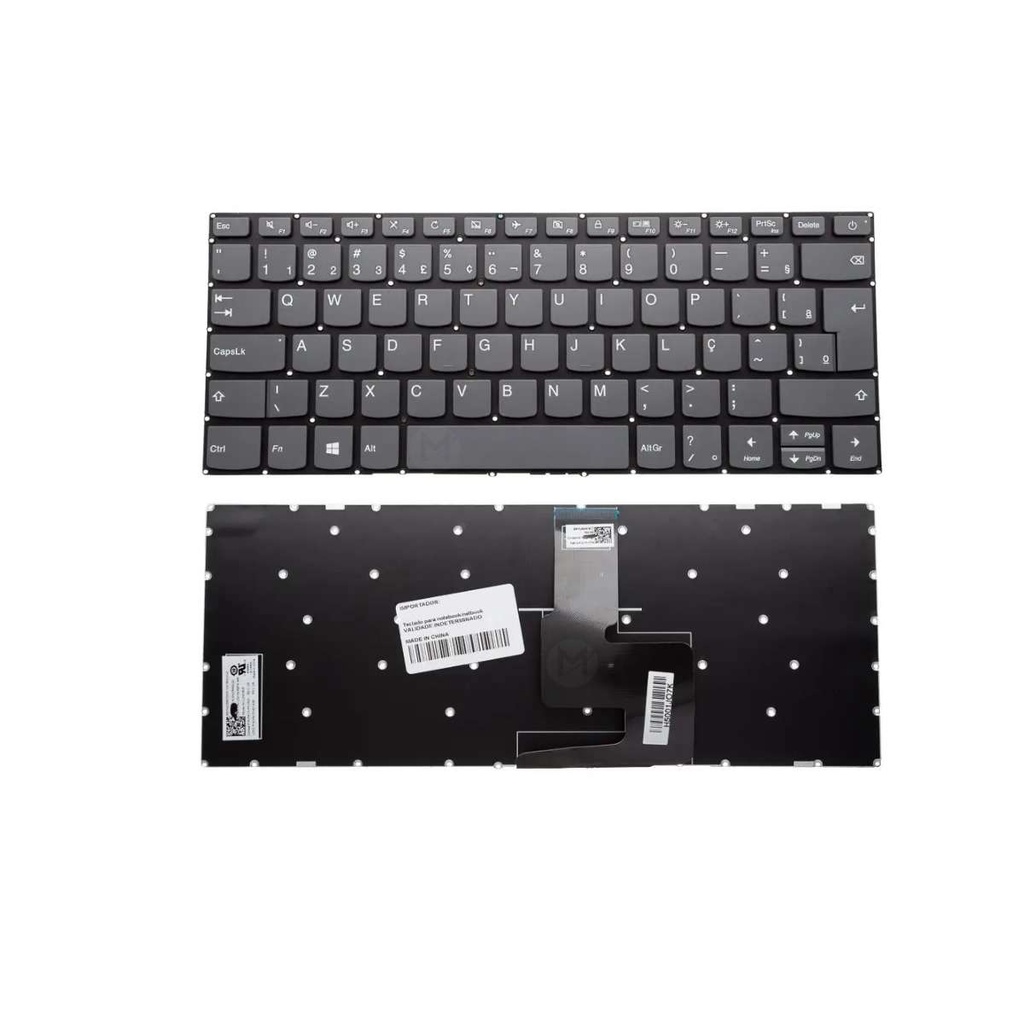 Teclado Para Notebook Lenovo Ideapad 320-14 Series Preto Abnt2 | Shopee ...