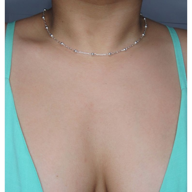 COLAR DE BOLINHAS | Shopee Brasil