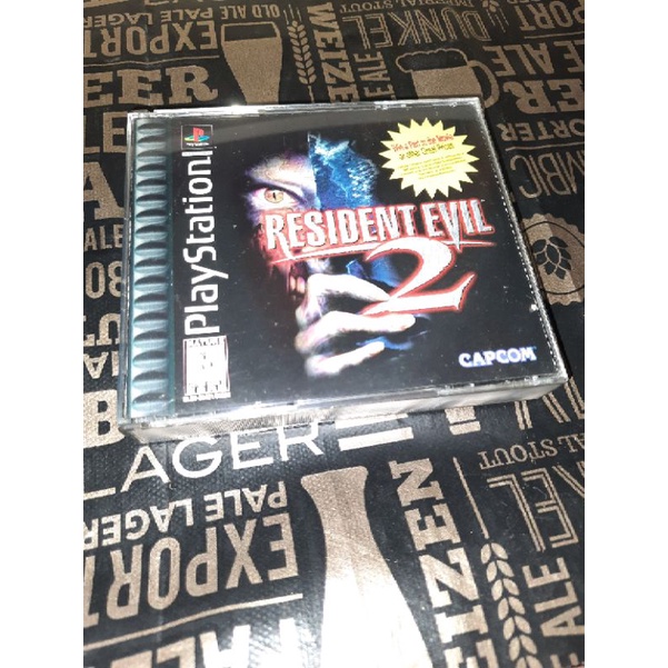 Resident Evil 2 Original Playstation One ps1 psx horror | Shopee Brasil
