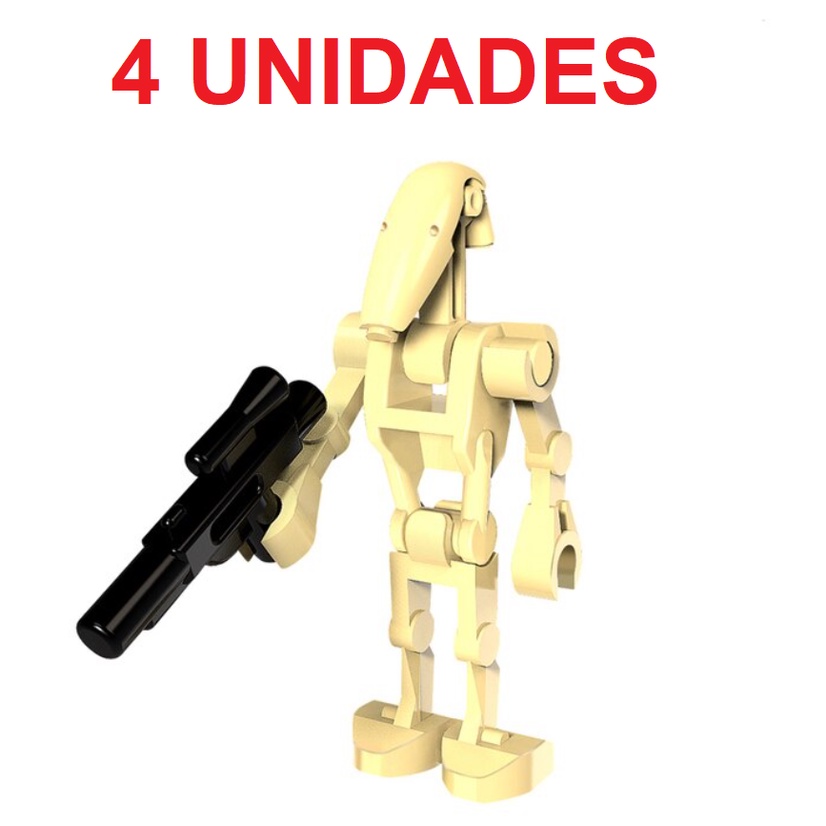Battle Droids - Star Wars - Blocos De Montar - 4 Unidades | Shopee Brasil