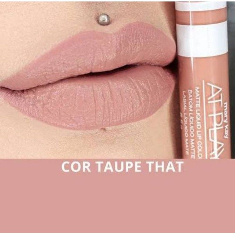 Batom líquido Matte Mary Kay At Play Cor Taupe That 6,5g | Shopee Brasil