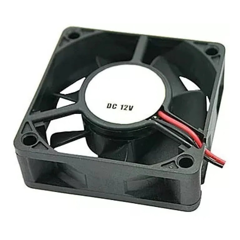 Micro Ventilador Cooler Ventoinha 60x60x20mm C/bucha 12v | Shopee Brasil