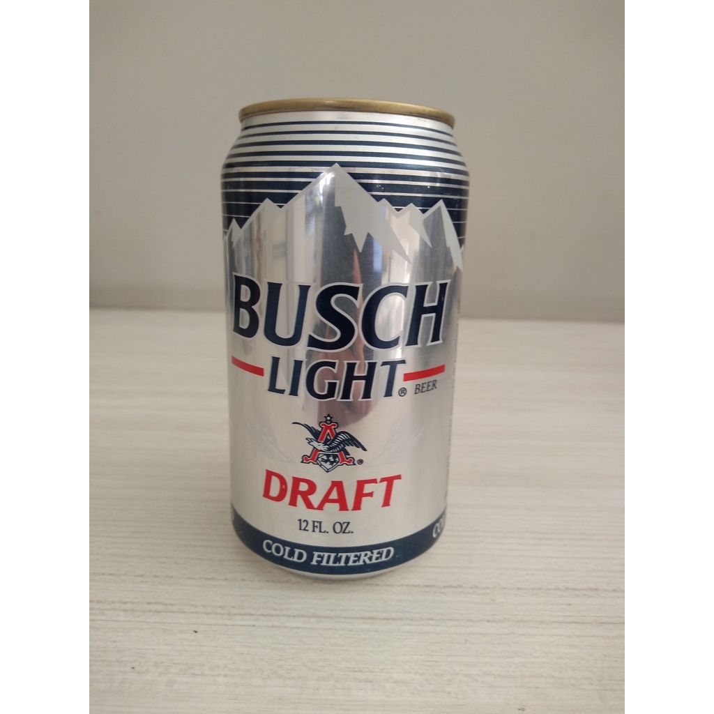 Lata de Cerveja Antiga Beer Coleção Cerveja Busch Light Draft 355ml ...
