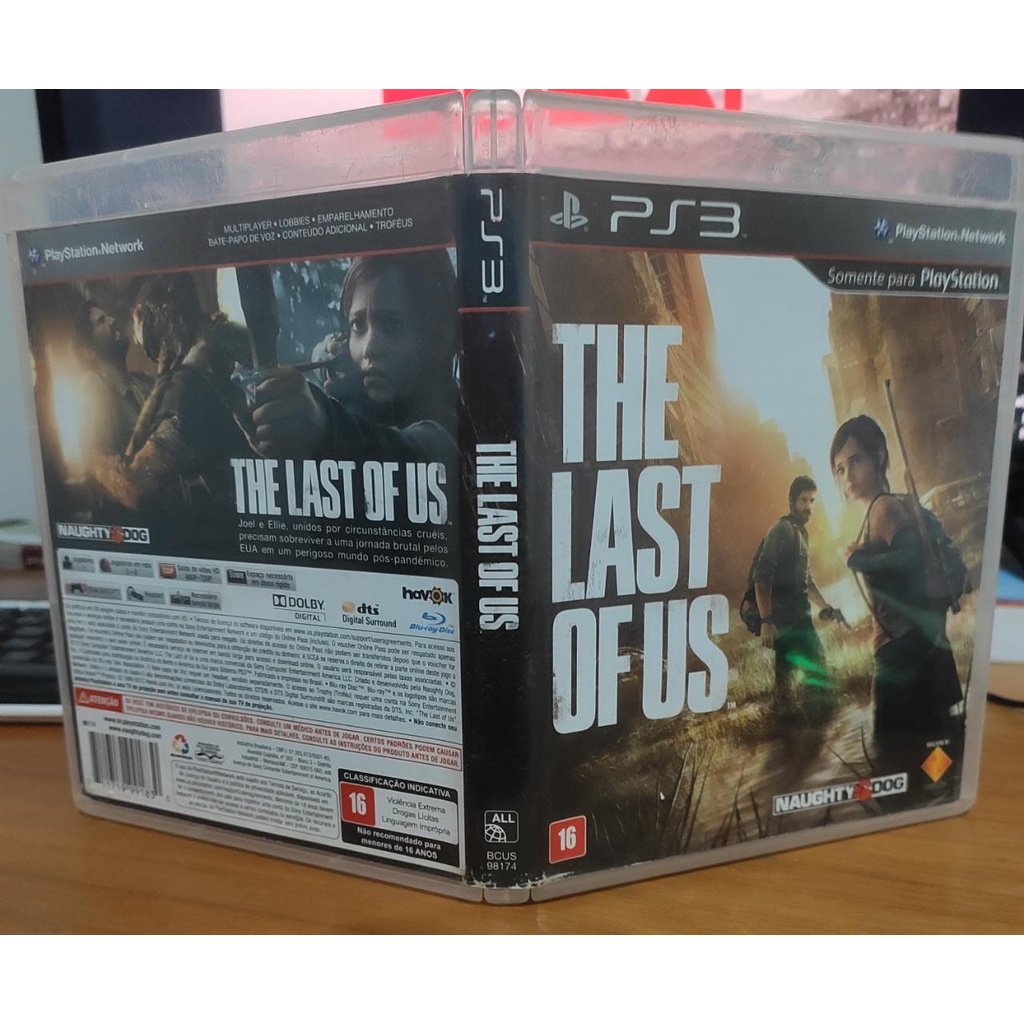 The Last Of US Ps3 Playstation 3 Disco Midia Fisica Original (LEIA A ...