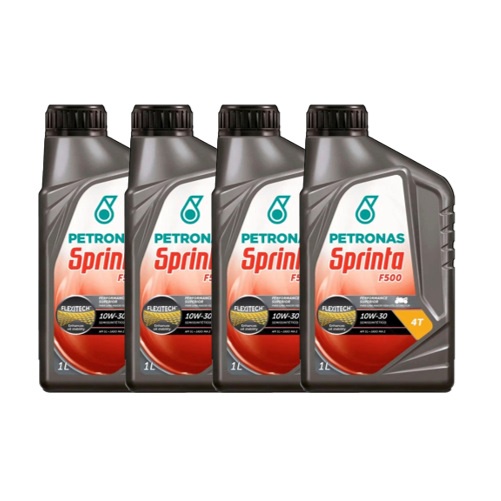 4Un Óleo Motor Semissintético Petronas 10w30 Sprinta F500 4t 1l ...