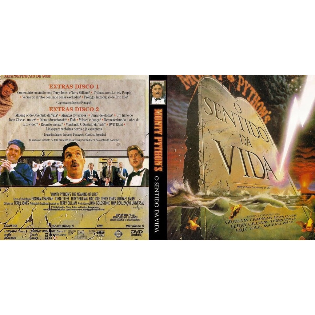 DVD Monty Python - O Sentido da Vida | Shopee Brasil