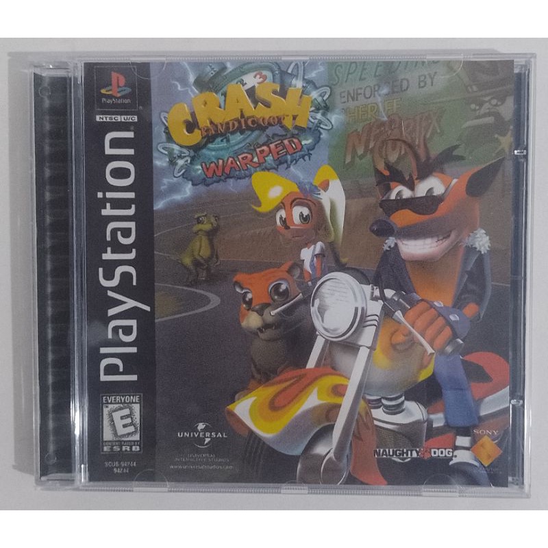 Jogo PS1 - Crash Bandicoot: Warped - Patch com Capa | Shopee Brasil