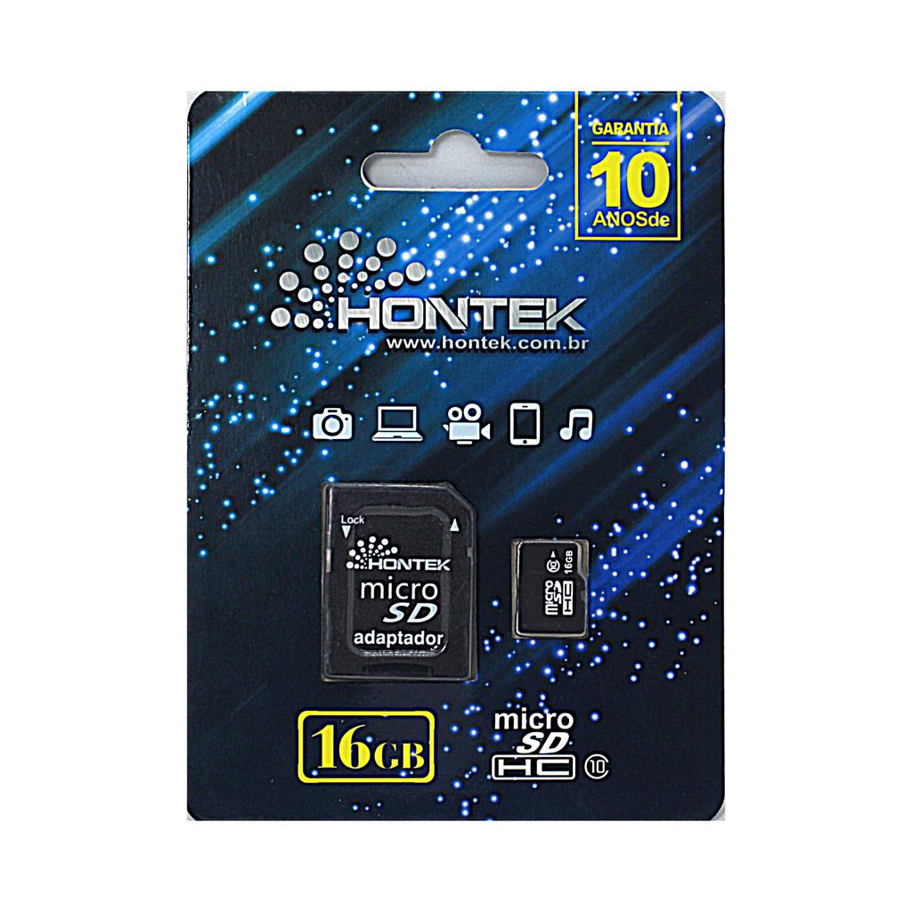 Cartão de Memória Micro 16GB Hontek | Shopee Brasil