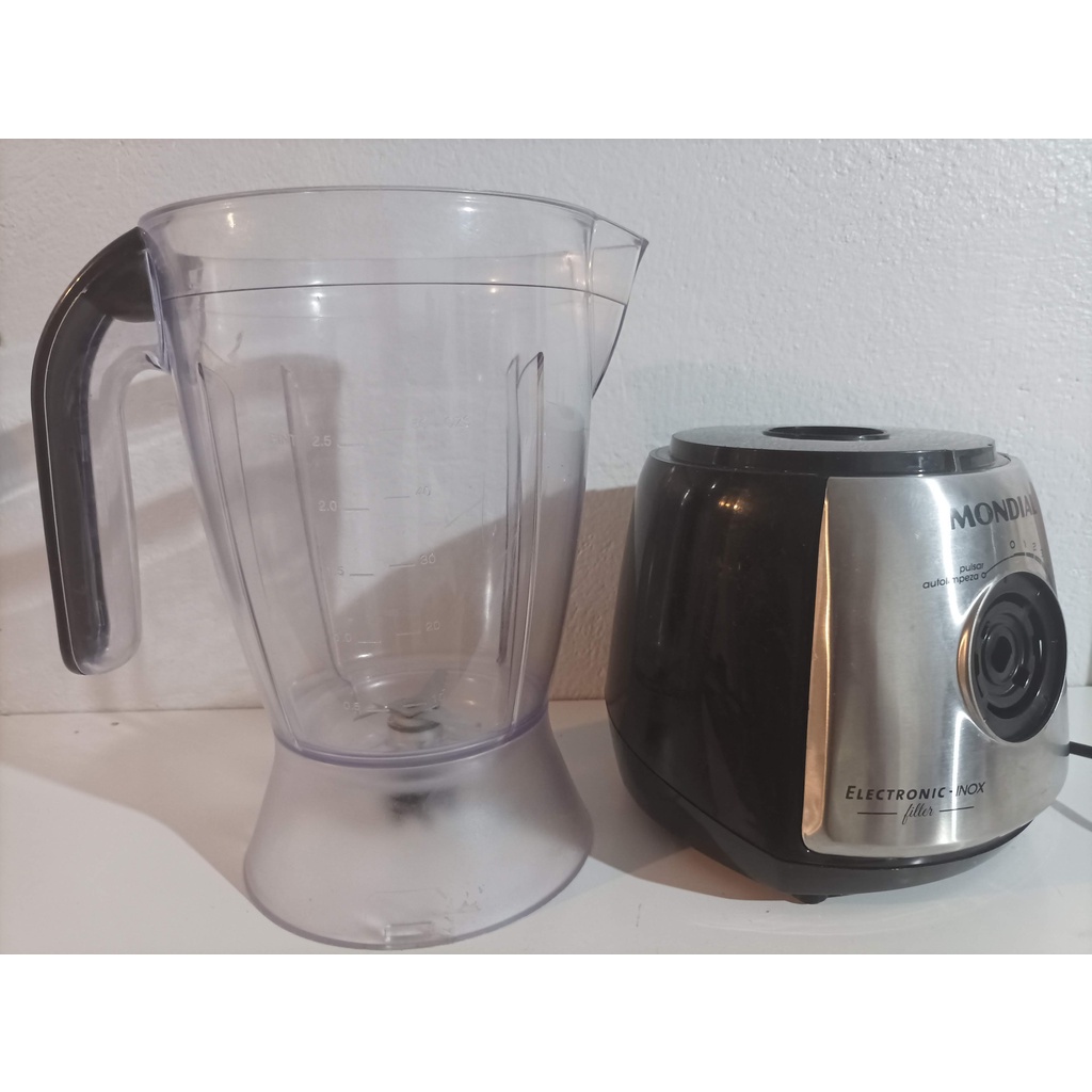Base + Copo do Liquidificador Mondial Electronic-inox 850w | Shopee Brasil