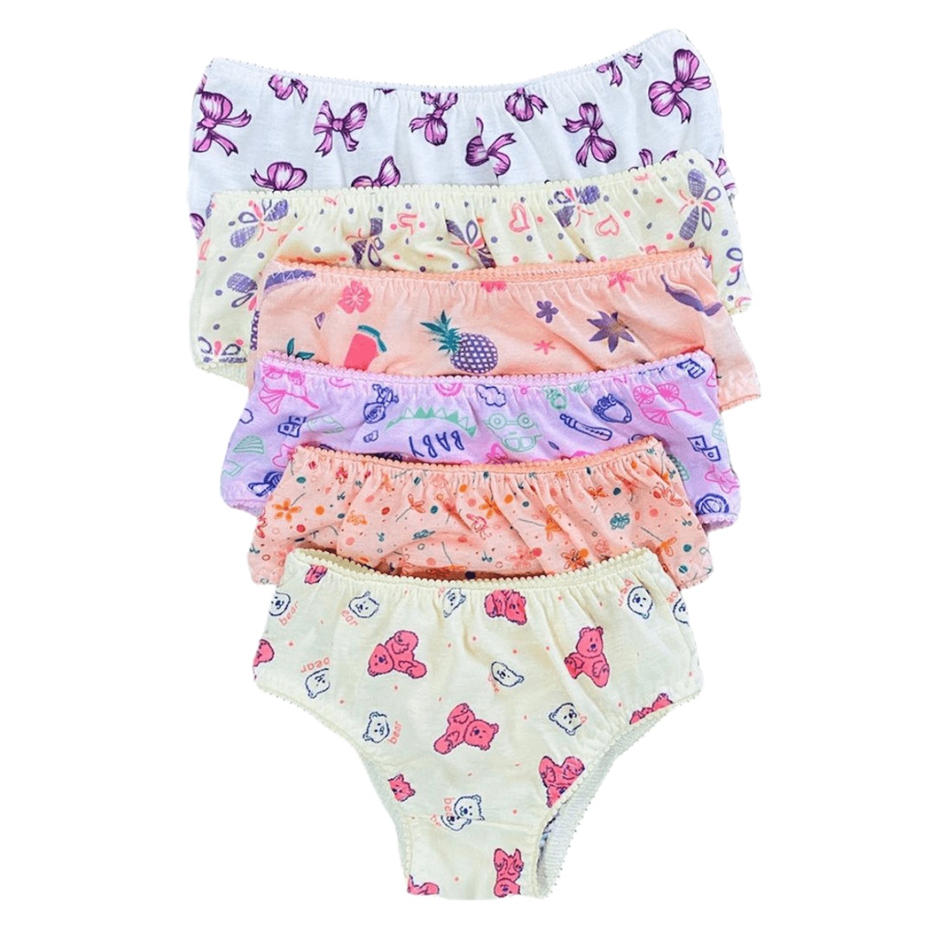 Kit 10 Calcinhas Calcinha Infantil Menina Ideal para o dia a dia Super ...