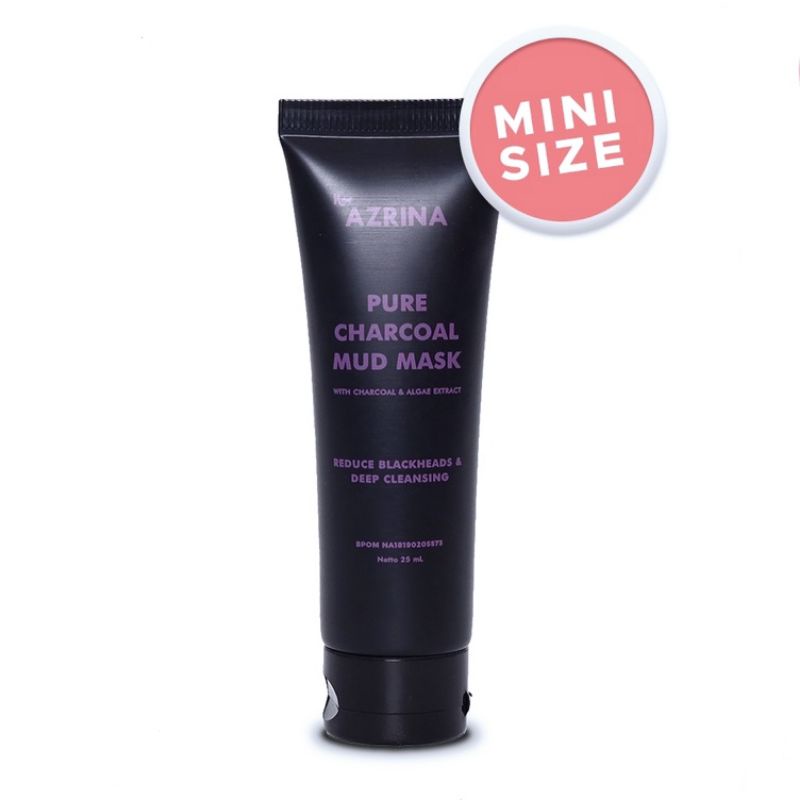 Azrina Máscara De Lama Puro De Carvão Vegetal Tamanho Mini 25ml ...