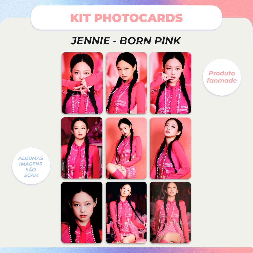 Jennie | Photocards fanmade | blackpink | KPOP/K-POP | Shopee Brasil
