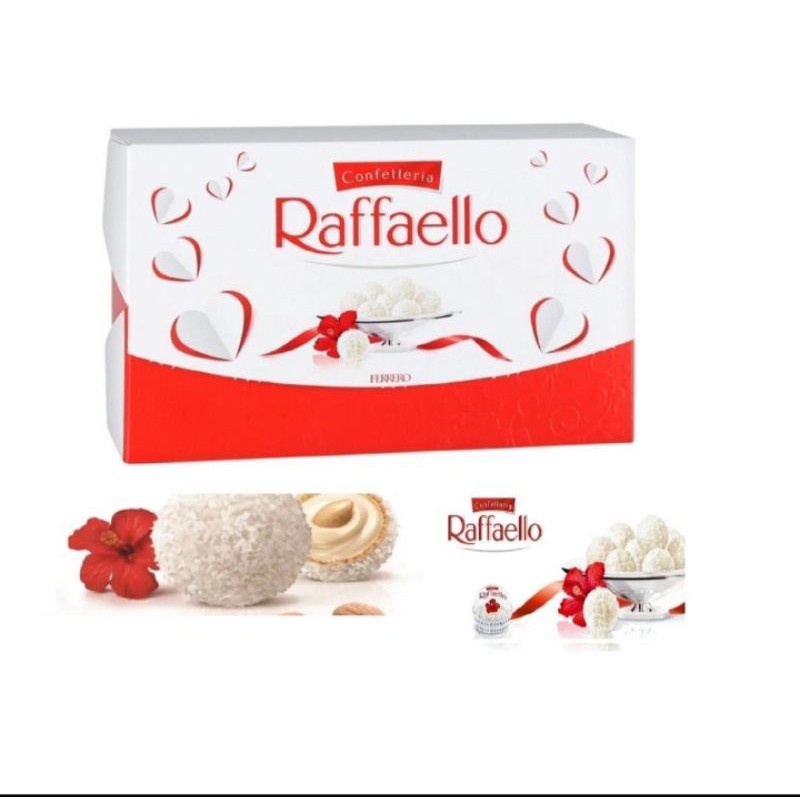 Raffaello Caixa Bombom Chocolate Recheio Amendoa Coco - 90g | Shopee Brasil