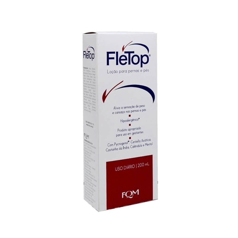 Fletop locao para pernas e pes, 200ml | Shopee Brasil
